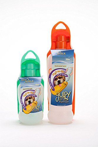 Gulpy Pet Water Dispenser 2 Pack 20oz and 10oz (colors may vary)