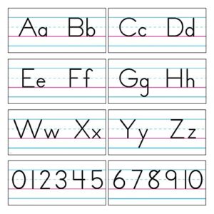 trend basic alphabet bulletin board set, multicolor