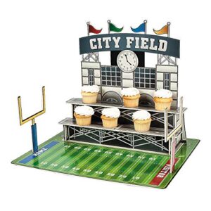 large football stadium cupcake holder - party supplies