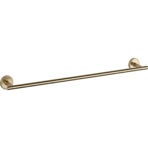 delta faucet 759240-cz trinsic 24 inch towel bar, champagne bronze