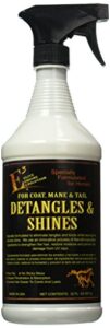 e3 elite grooming products detangles and shines for pets, 32 oz.