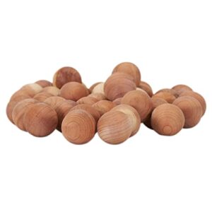 cedarfresh 17840-1 red cedar wood balls | freshen and protect closets | 40-pack