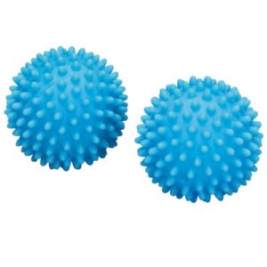 household essentials pvc dryer balls, blue, set of 2