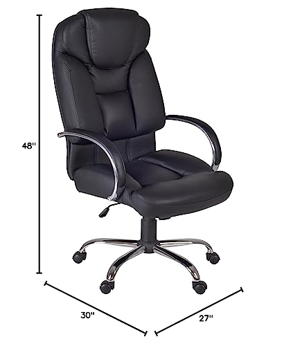 Regency Goliath Big and Tall Swivel Chair, Black