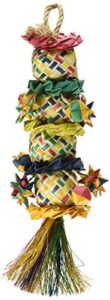 planet pleasures flower tower bird toy, medium