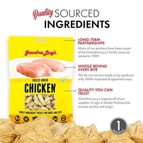 Grandma Lucy's - Singles Chicken Pet Treats – 3.5Oz