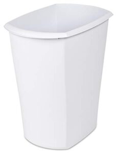 sterilite white waste can