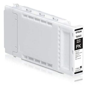 epson photo black ultra chrome xd ink cartridge, 110 ml (t692100)