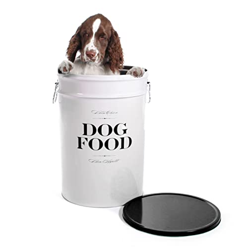 Harry Barker Bon Chien Dog Food Storage Canisters, Large 40lbs of Food