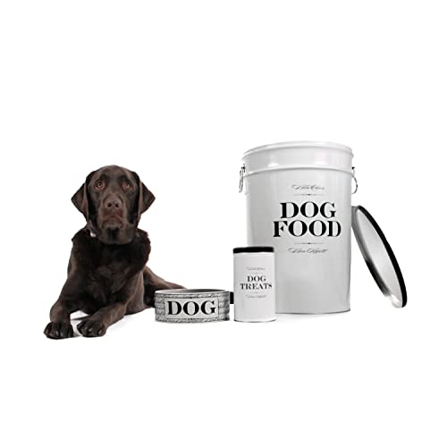 Harry Barker Bon Chien Dog Food Storage Canisters, Large 40lbs of Food