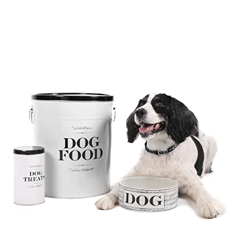 Harry Barker Bon Chien Dog Food Storage Canisters, Large 40lbs of Food