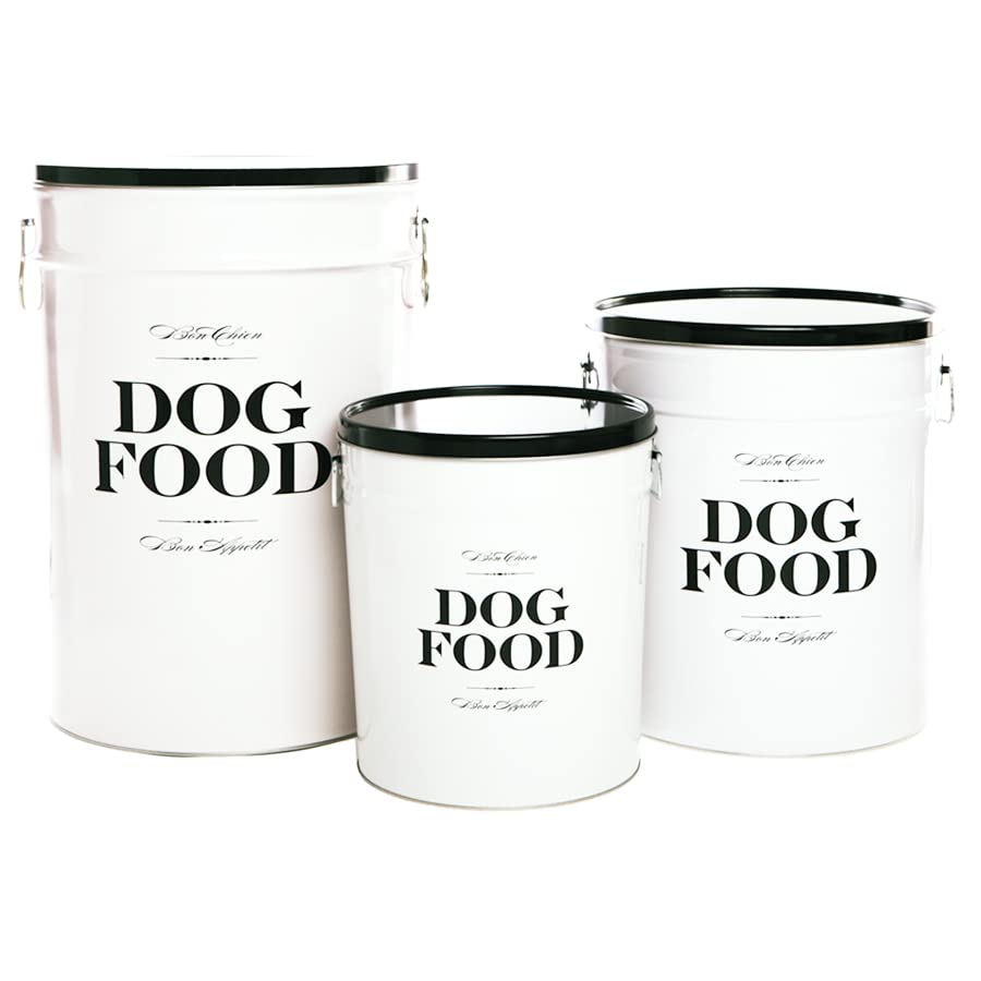 Harry Barker Bon Chien Dog Food Storage Canisters, Large 40lbs of Food