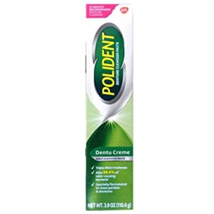 Polident Cream,Paste Dentu-Creme 3.90 oz (Pack of 3),Mint