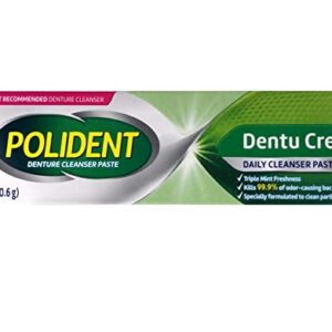 Polident Cream,Paste Dentu-Creme 3.90 oz (Pack of 3),Mint