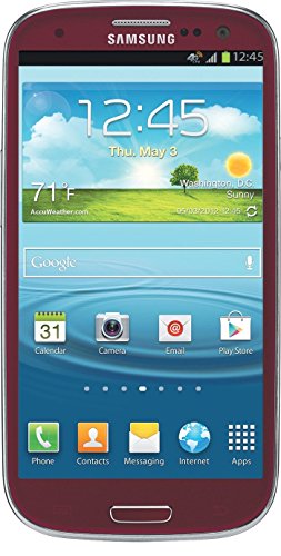 Samsung Galaxy S3 I747 16GB Unlocked GSM 4G LTE Android Smartphone - Red