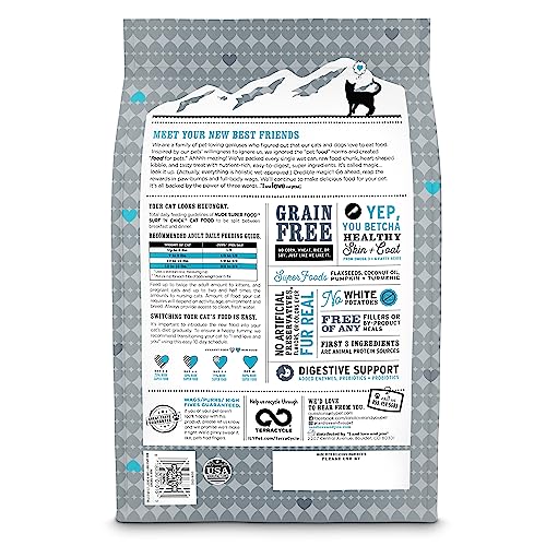 I and love and you Nude Dry Cat Food - Grain Free Limited Ingredient Kibble, Whitefish + Chicken, 5-Pound Bag