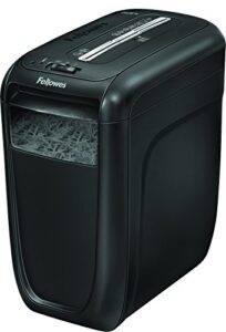 fellowes powershred 60cs 10-sheet cross-cut paper and credit card shredder with safesense technology (4606001)