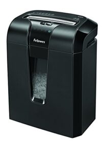 fellowes 63cb jam blocker 10-sheet cross-cut junk mail, paper and credit card shredder