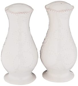 lenox french perle white tall salt and pepper set -