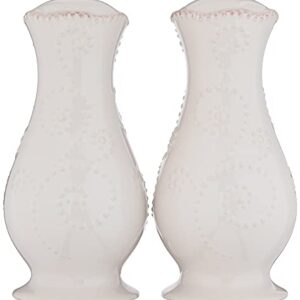 Lenox French Perle White Tall Salt and Pepper Set -