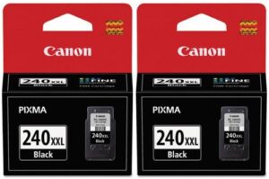 genuine canon pg-240xxl (5204b001) black ink cartridge 2-pack