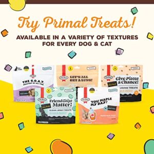 Primal Freeze Dried Cat Food Nuggets Beef & Salmon, Complete & Balanced Scoop & Serve Healthy Grain Free Raw Cat Food, Crafted in The USA (14 oz)