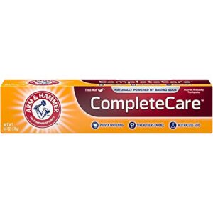 arm & hammer complete care fluoride anticavity toothpaste, fresh mint 6 oz (pack of 3)