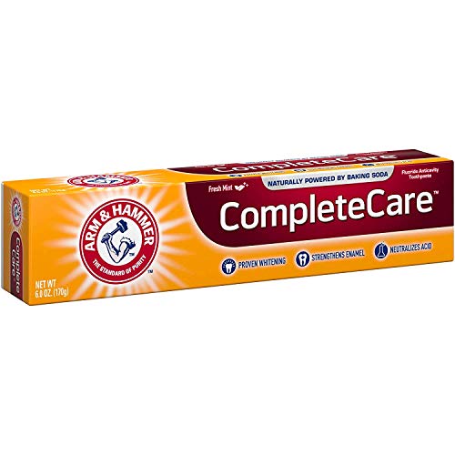 ARM & HAMMER Complete Care Fluoride Anticavity Toothpaste, Fresh Mint 6 oz (Pack of 3)