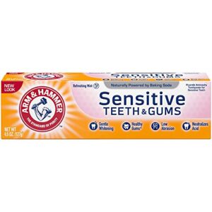 arm hammer sensitive orajel enamel strengthening toothpaste frosted mint 4.5 ounce