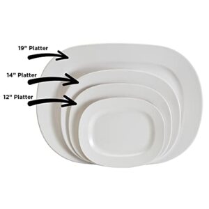 Hutzler Serving Platter, 14", White