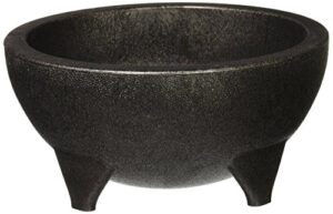 winco molcajete salsa bowl, 56-ounce,black