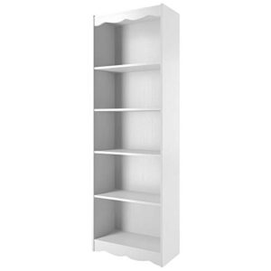 Sonax Hawthorn 72-Inch Tall Bookcase, Frost White