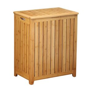 oceanstar spa-style bamboo laundry hamper