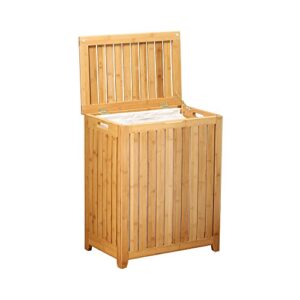 Oceanstar Spa-Style Bamboo Laundry Hamper