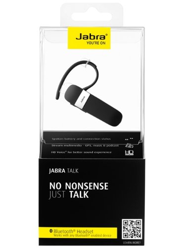 Jabra Talk Bluetooth Headset with HD Voice Technology (U.S. Retail Packaging)