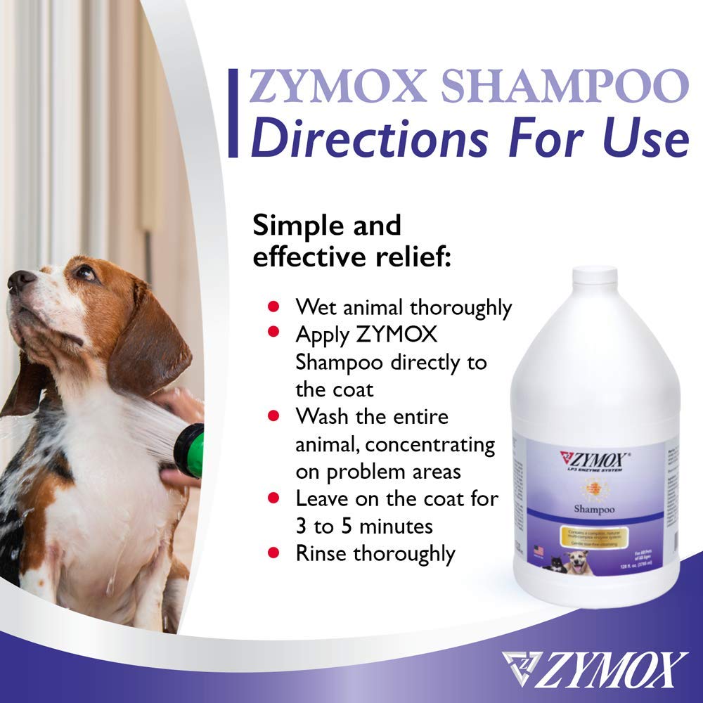 Zymox Anti-Itch Shampoo for Dogs and Cats, 1 gal