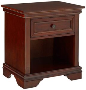 homestyles lafayette nightstand, furniture, brown