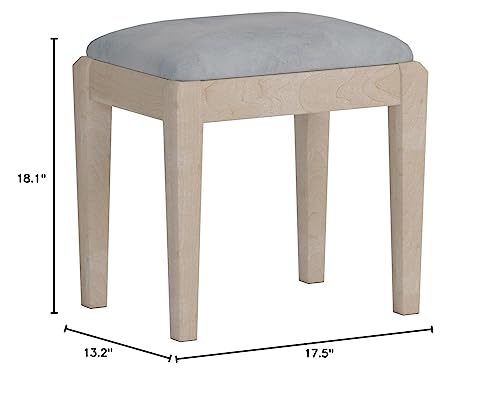 International Concepts Unfinished Vanity Bench, Unfinished