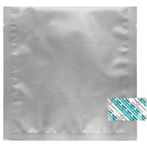 100 Pack Of Mylar 8x8" Bags & 100 Pack Of Oxygen Absorbers