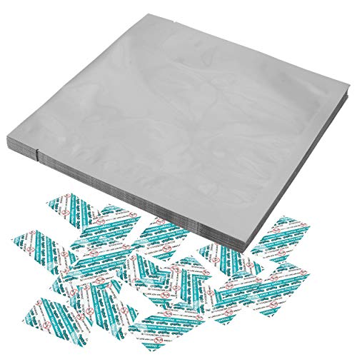 100 Pack Of Mylar 8x8" Bags & 100 Pack Of Oxygen Absorbers