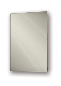 jensen 807p24wh specialty perfect square single-door recessed medicine cabinet