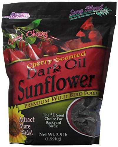 F.M. Brown'S Song Blend Oil Sunflower Seeds For Pets, 3.5-Pound, Cherry