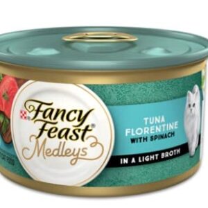 PURINA Fancy Feast Elegant Medley Tuna Florentine Cat Food (Case of 24)