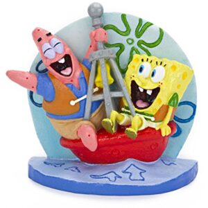 Penn Plax SpongeBob and Patrick on a Buoy Aquarium Ornament