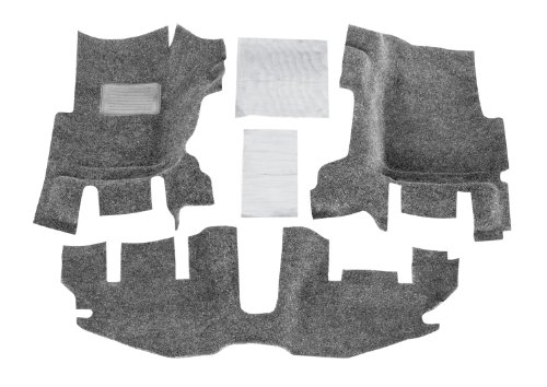 Bedrug Classic Bed Mat | 1997 - 2006 Jeep Wrangle TJ/LJ (w/cntr console, Heat Shields), Charcoal Grey | BRTJ97F