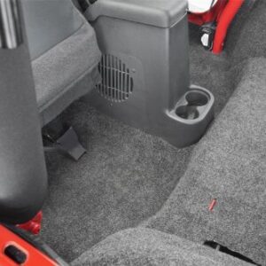 Bedrug Classic Bed Mat | 1997 - 2006 Jeep Wrangle TJ/LJ (w/cntr console, Heat Shields), Charcoal Grey | BRTJ97F