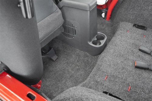 Bedrug Classic Bed Mat | 1997 - 2006 Jeep Wrangle TJ/LJ (w/cntr console, Heat Shields), Charcoal Grey | BRTJ97F