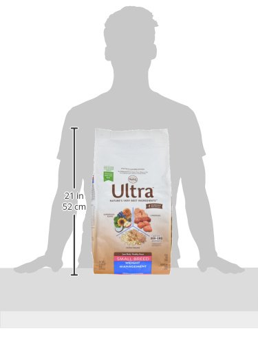 NUTRO ULTRA Adult Weight Management High Protein Natural Small Breed Dry Dog Food for Weight Contol with a Trio of Proteins from Chicken, Lamb and Salmon, 8 lb. Bag