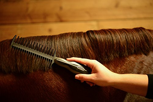 WAHL Professional Animal Equine Grooming Mane and Braiding Horse Comb, Black (858708)