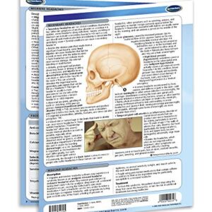 Headaches Guide - Medical Quick Reference Chart - 8.5" x 11" 4-Page Laminated